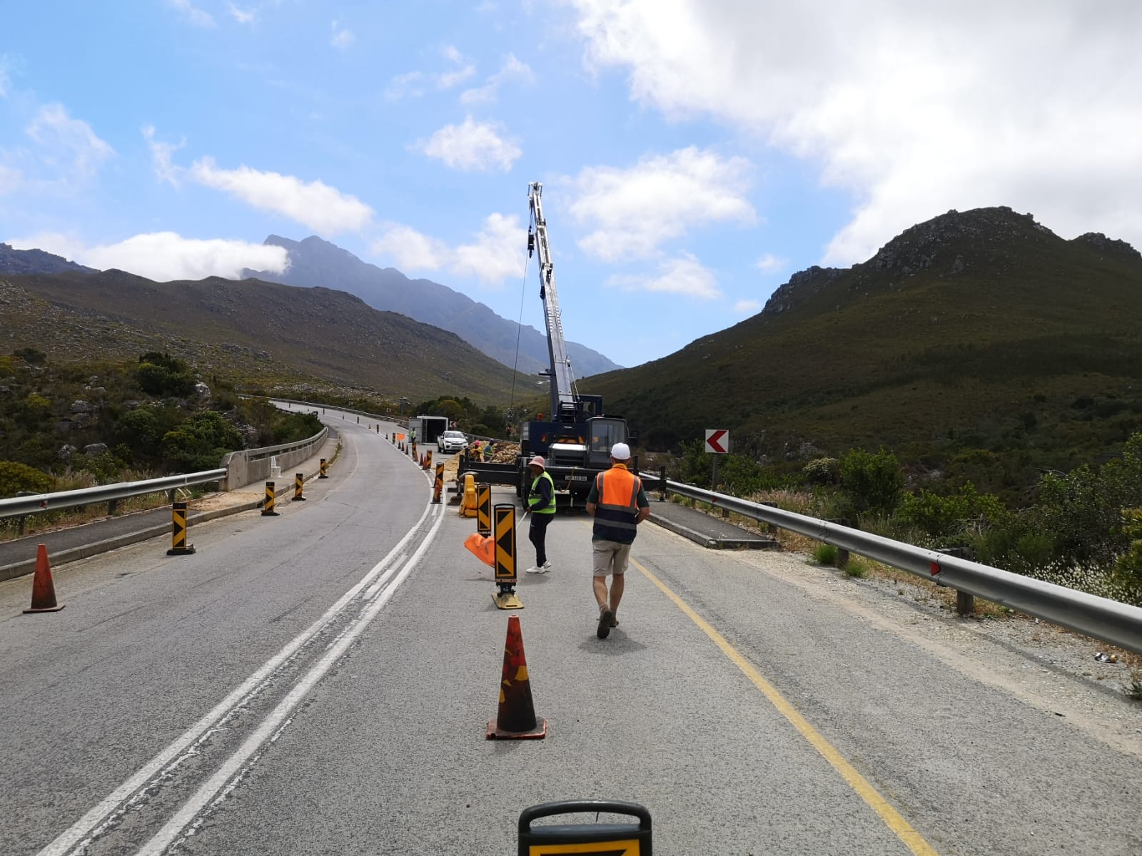 Status of roadworks along Clarence Drive, R44 and Palmiet Bridge ...