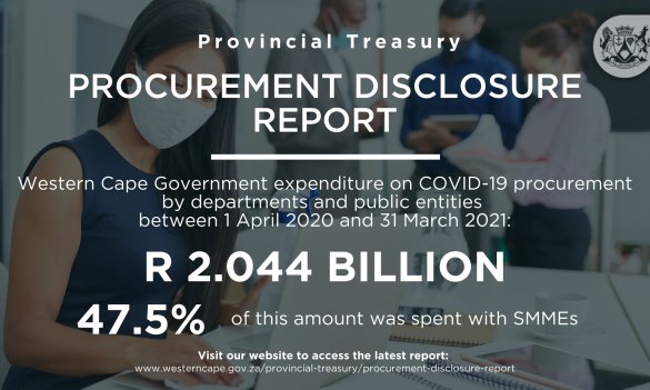 Procurement Disclosure Report reveals R2.04 billion spent on Covid-19 ...