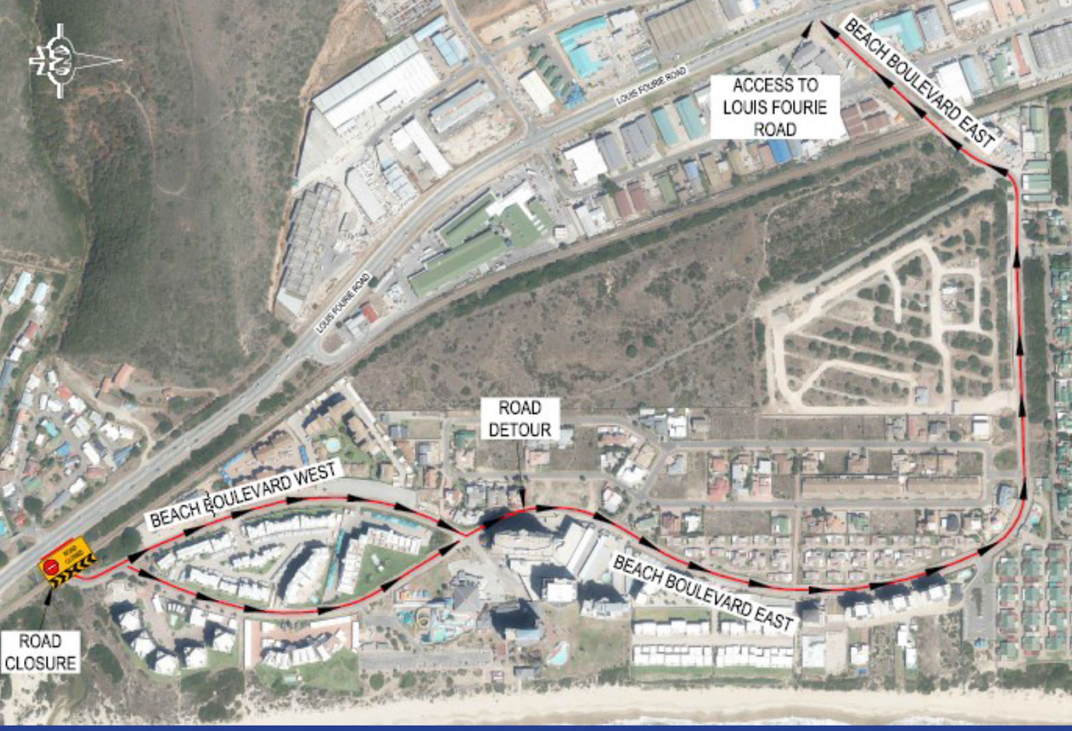 Project update on the upgrading of Louis Fourie Road, Mossel Bay ...
