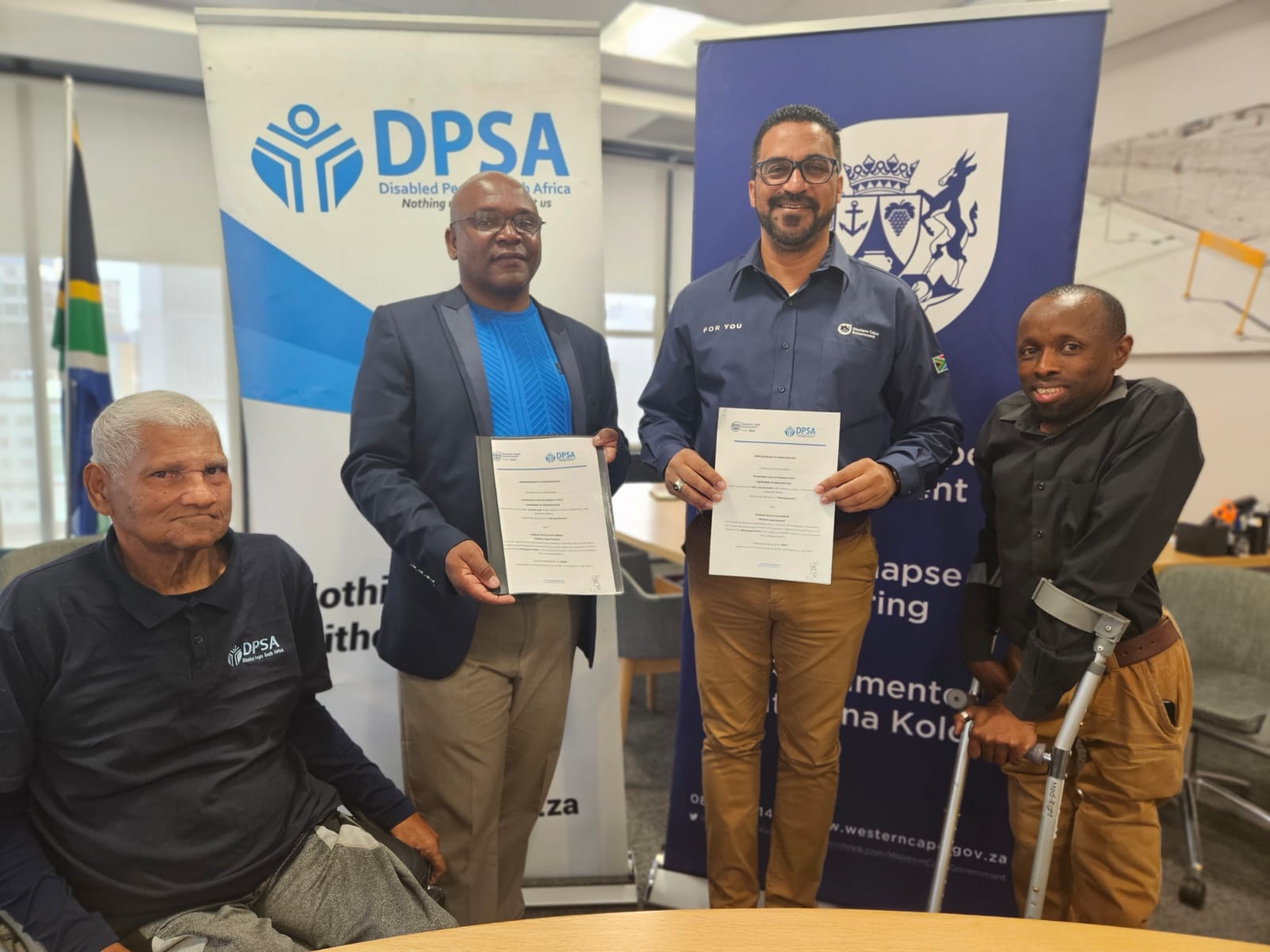 Minister Simmers, DPSA sign MOU to build accessible infrastructure for ...