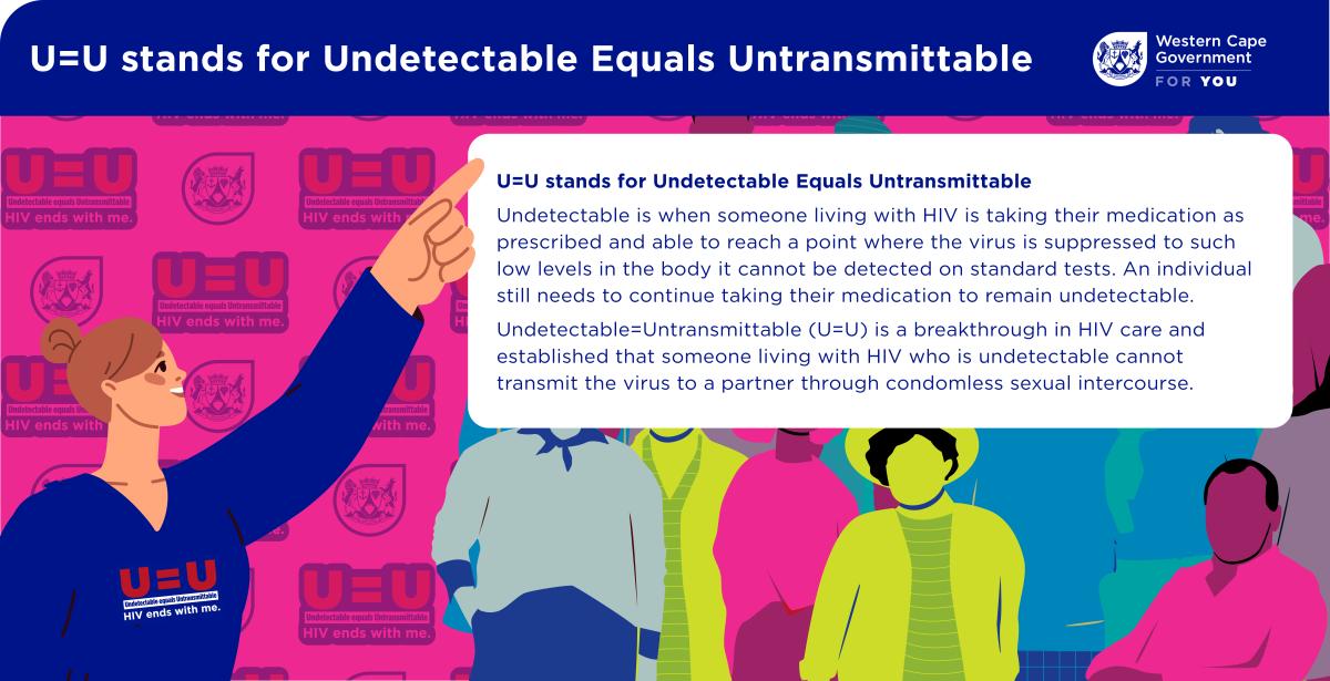 HIV: Undetectable Equals Untransmittable | Western Cape Government