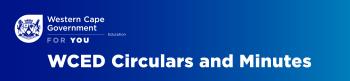 WCED Circulars | Minutes | Western Cape Government