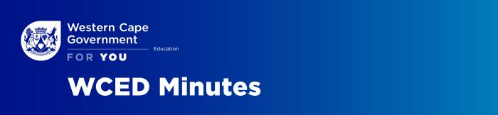 WCED Minutes | Western Cape Government